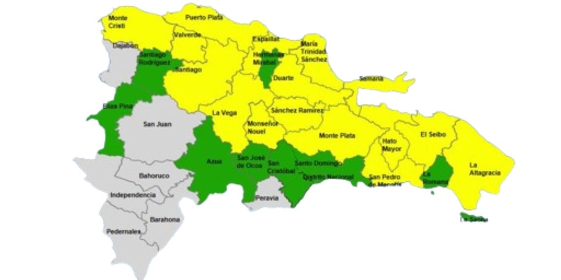 Agua LÍli Coe Mantiene 25 Provincias En Alerta Amarilla Y Verde Por